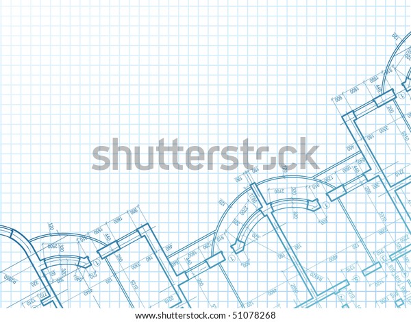 Building Background Plan House Stock Vector (Royalty Free) 51078268 ...