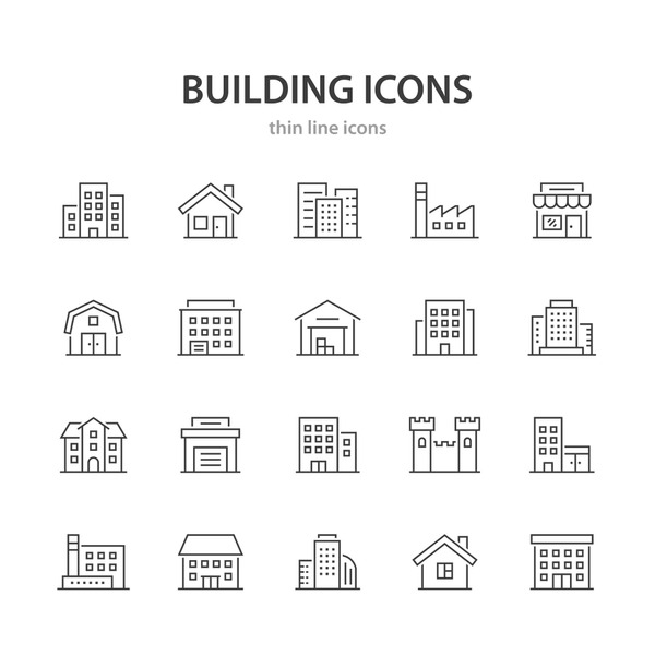 979,262 Buildings Vector Lines Stock Vectors and Vector Art | Shutterstock