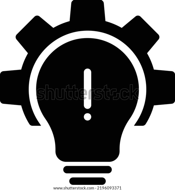 Bulb Error Vector Illustration On Transparent Stock Vector (Royalty ...
