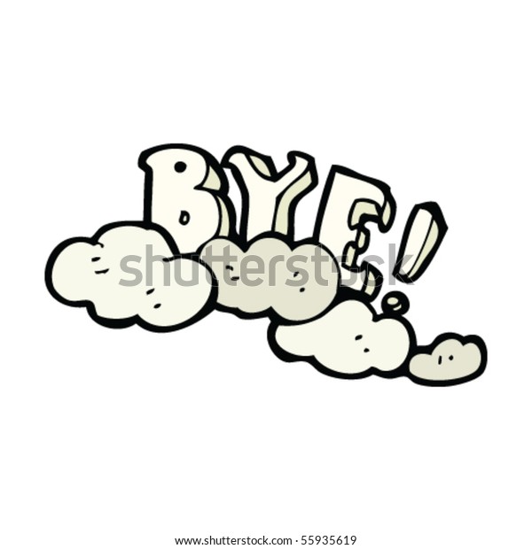Bye Clouds Cartoon Stock Vector (Royalty Free) 55935619 | Shutterstock