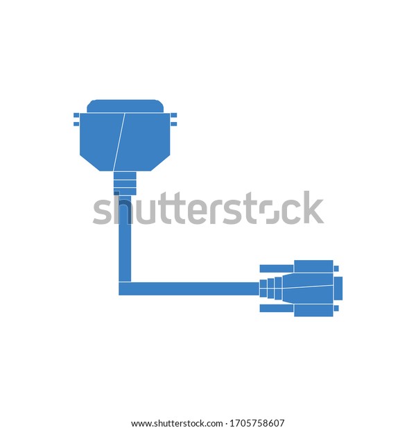 Cable Breakdown Icon Vector Outline Cable Stock Vector (Royalty Free ...