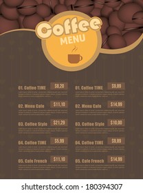 Cafe Menu Restaurant Vector Design Stock Vector (Royalty Free ...