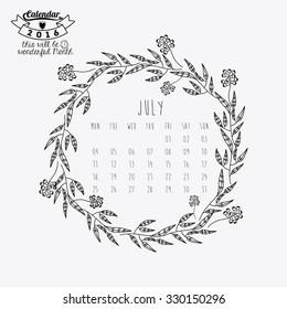 January Calendar Design Template Creative Calendar Stock Vector ...