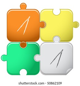 Caliper Vector Puzzle Stock Vector (Royalty Free) 50862109 | Shutterstock