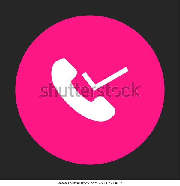 Call Mark Icon Vector Stock Vector (Royalty Free) 601921469 | Shutterstock