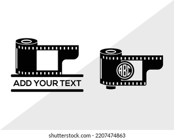 Camera Monogram Svg Printable Vector Illustration Stock Vector (Royalty ...