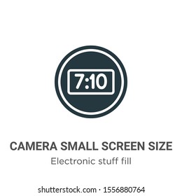 Camera Small Screen Size Vector Icon Stock Vector (Royalty Free ...