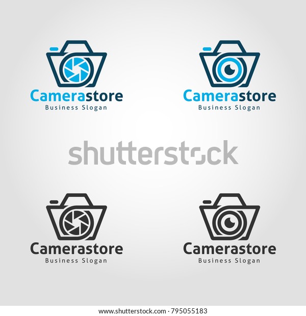 Camera Store Logo Template Stock Vector (Royalty Free) 795055183 ...