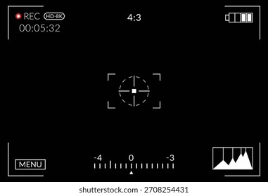 Camera Interface Overlay: Over 1,704 Royalty-Free Licensable Stock ...