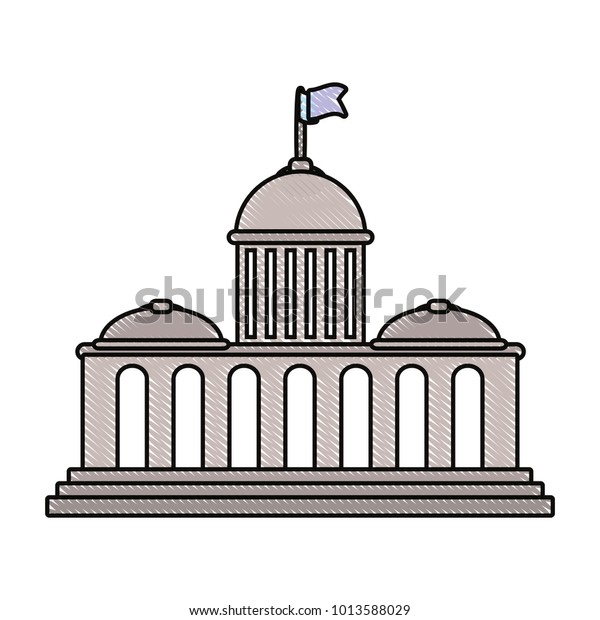 Capitol Vector Illustration Stock Vector (Royalty Free) 1013588029 ...