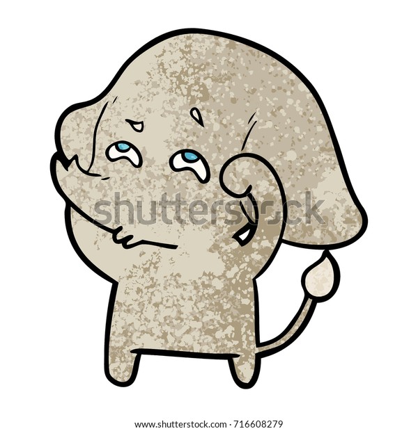 Cartoon Elephant Remembering Stock Vector (Royalty Free) 716608279 ...