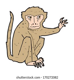 Cartoon Evil Monkey Stock Vector (Royalty Free) 170272082 | Shutterstock