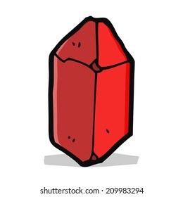 Cartoon Ruby Stock Vector (Royalty Free) 188006489 | Shutterstock