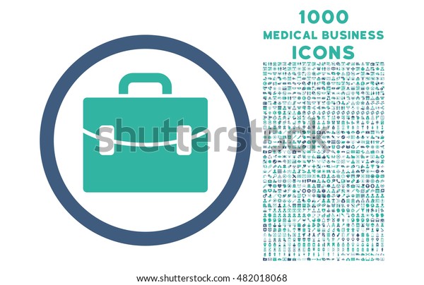 Case Rounded Vector Bicolor Icon 1000 Stock Vector (Royalty Free ...