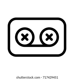 Dead Expression Emoticon Fill Icon Stock Vector (Royalty Free ...