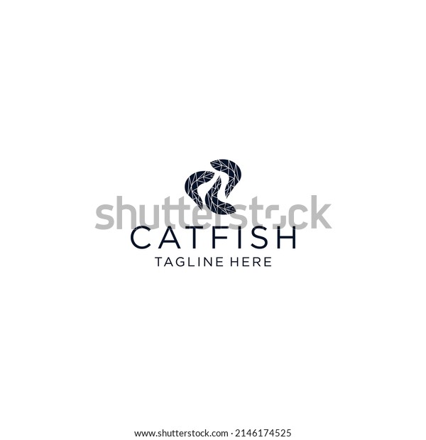 Catfish Logo Icon Design Vector Template Stock Vector (Royalty Free ...