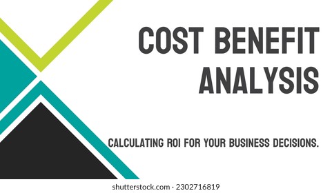 Cba Cost Benefit Analysis Evaluation Potential Stock Vector (Royalty ...