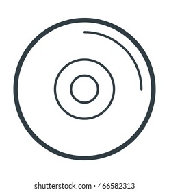 Cd Icon Vector Image Can Be Stock Vector (Royalty Free) 2223482071 ...