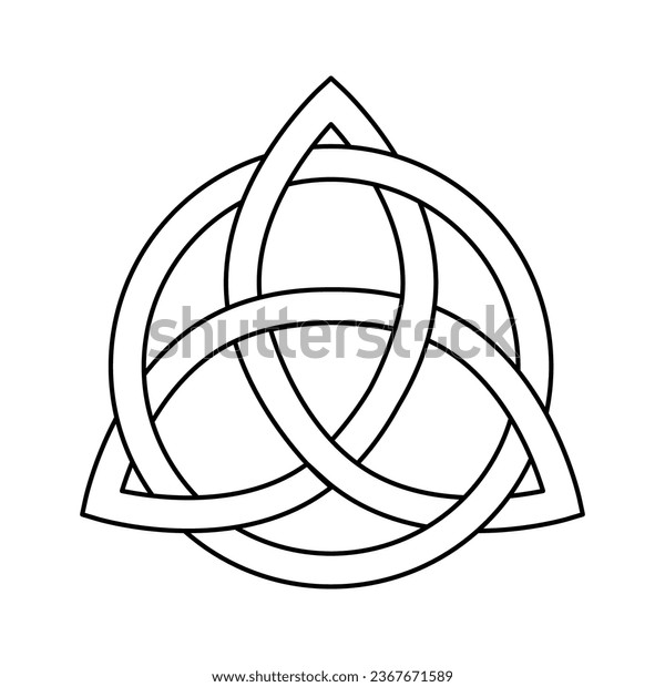 Celtic Trinity Knot Vector Illustration Eps Stock Vector (Royalty Free ...