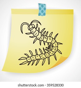 Centipede Doodle Stock Vector (Royalty Free) 386932405 | Shutterstock