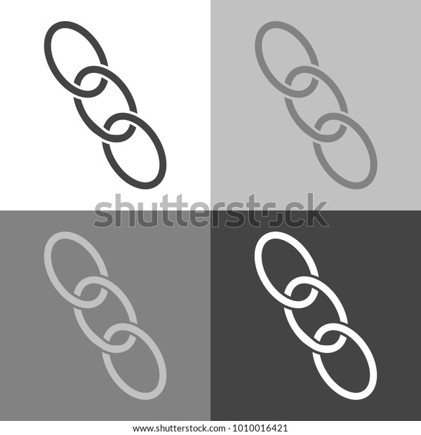 Chain Chain Links Vector Chain Set Stock Vector (Royalty Free ...