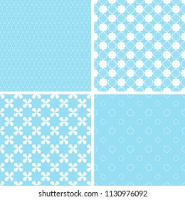 Charming Different Vector Seamless Patterns Vector Stock Vector (Royalty Free) 1130976092 ...