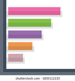 Horizontal Bar Chart Ui Element Template Stock Vector (Royalty Free) 2229805237 | Shutterstock