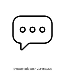 Chat Message Logo Simple Icon Vector Stock Vector (Royalty Free ...
