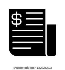 Check Bill Stock Vector (Royalty Free) 1325289503 | Shutterstock