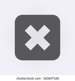 Check Mark Reject Icon Vector Illustration Stock Vector (Royalty Free ...