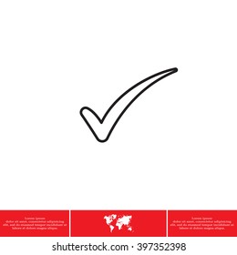 Check Mark Symbolvector Stock Vector (Royalty Free) 397352398 ...