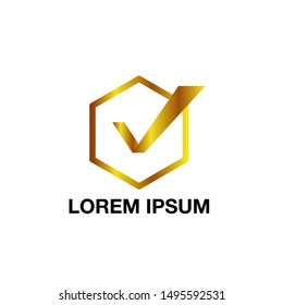 Check Mark Vector Logo Icon Business Stock Vector (Royalty Free ...