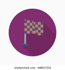 Sports Flag Icon Vector Graphics Stock Vector (Royalty Free) 1940183854 ...