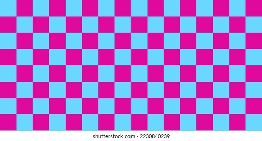 Checkered Pattern Background Pink Blue Geometric Stock Vector (Royalty ...