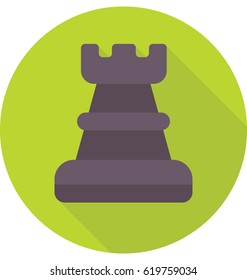 Chess Tower Vector Icon Stock Vector (Royalty Free) 619759034 ...