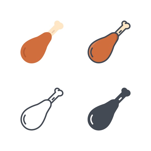 8+ Thousand Chicken Wings Outline Royalty-Free Images, Stock Photos ...