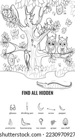 Child Intelligence Development Find Hidden Object Stock Vector (Royalty Free) 2230970927 ...
