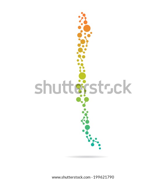Chile Dot Lines Map Image Concept Stock Vector (Royalty Free) 199621790 ...