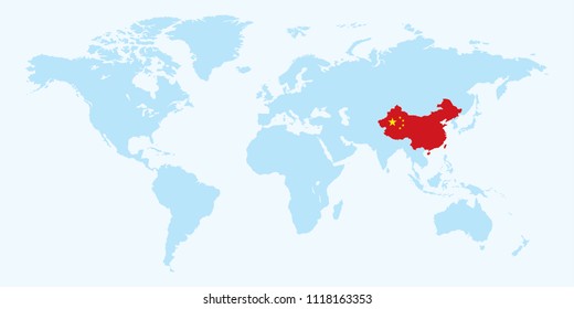 Political Vector Map World Clear Borders Stock Vector (Royalty Free ...