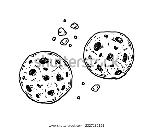 Draw Cookies Line Royalty-Free Images, Stock Photos & Pictures ...