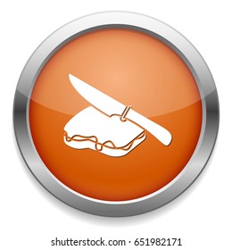 Chocolate Spread On Bread Icon Stock Vector (Royalty Free) 651982171 ...