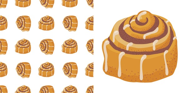 Cinnamon Roll Clipart