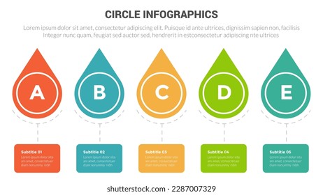 Circle Base Infographics Template Diagram Banner Stock Vector (Royalty Free) 2287007329 ...