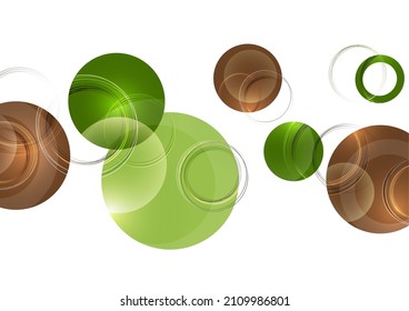 Circle Design Background Overlapping Circles Pattern Stock Vector (Royalty Free) 2131091801 ...