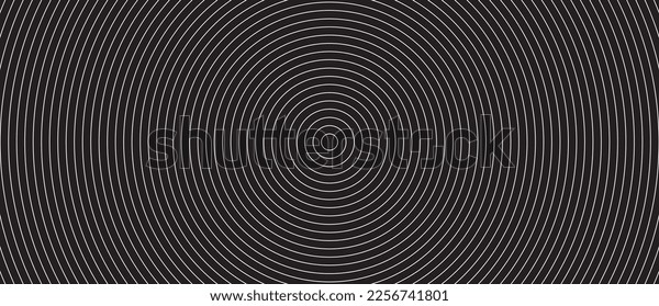 Circle Lines Pattern On Black Background Stock Vector (Royalty Free) 2256741801 | Shutterstock