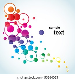 Circle Pattern On White Background Vector Stock Vector (Royalty Free ...