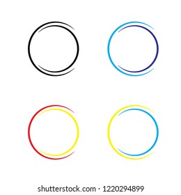 Circle Two Element Stock Vector (Royalty Free) 1220294899 | Shutterstock