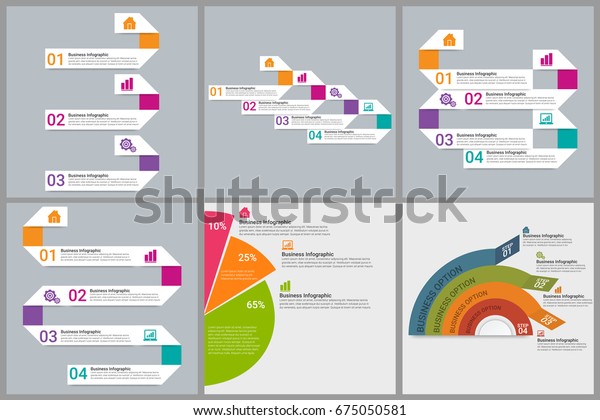 Circles Diagram Data Elements Template Infographics Stock Vector ...