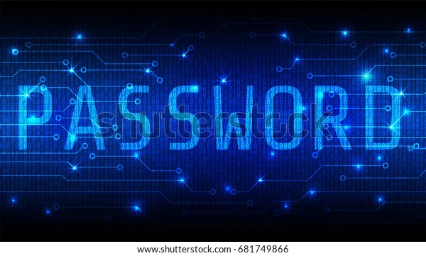 Circuit Board Binary Code Vector Background Stock Vector (Royalty Free ...