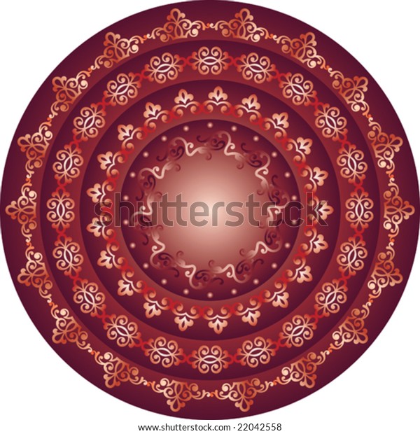 Circular Design Element Border Frame Design Stock Vector (Royalty Free ...